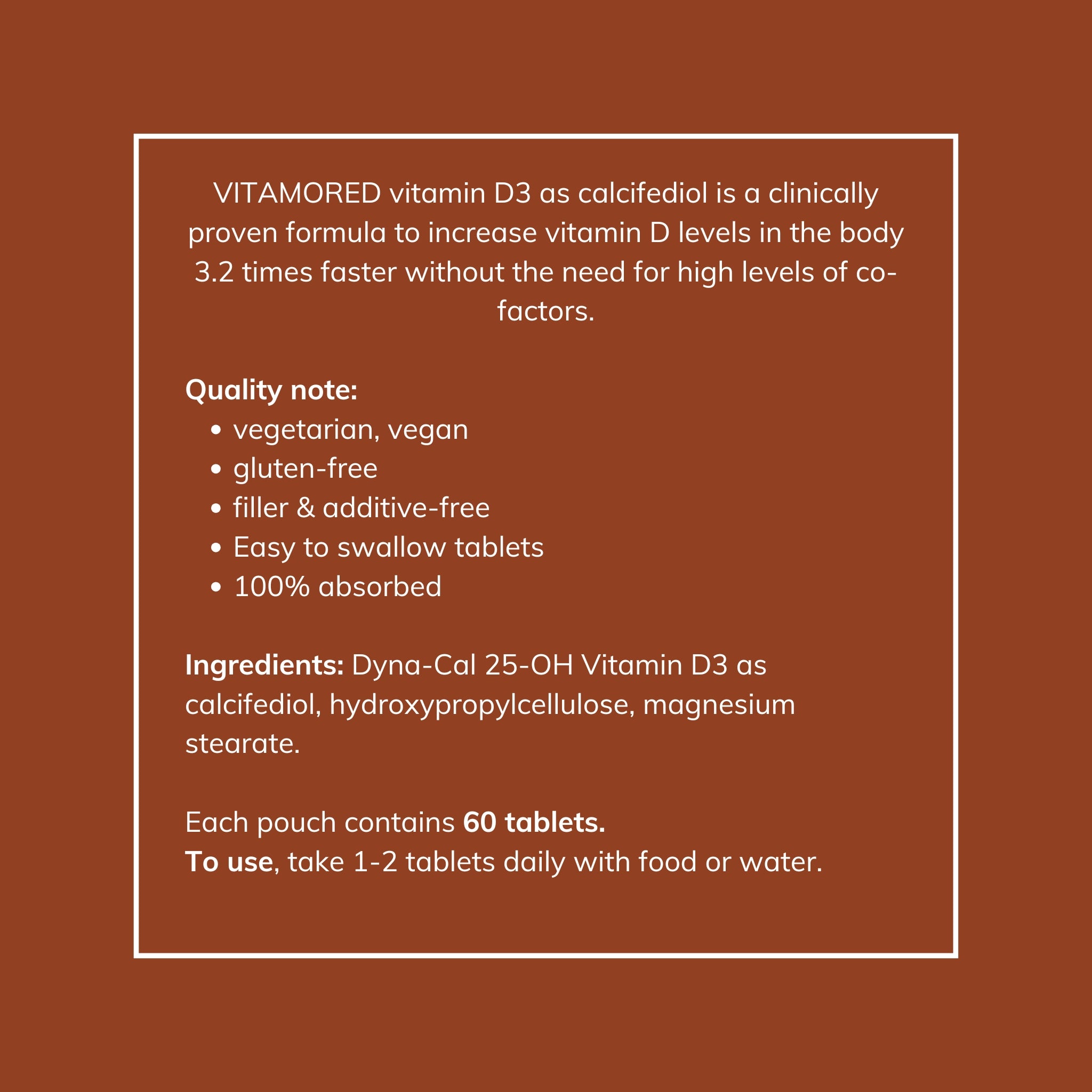 Vitamin D Supplement | Fast-Acting | Calcifediol Supplement – VitamoreD